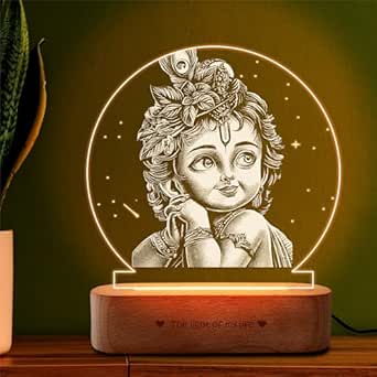 Buy ZOCI VOCI Acrylic God LED Lamps - Spread Tranquility with These ...