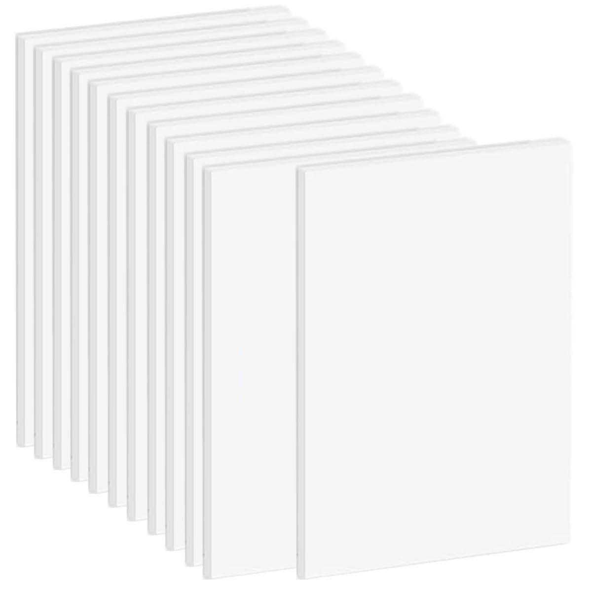 Aisetmoon Foam Boards 12 Pack 11" x 14" White Foam Core Backing Board ...