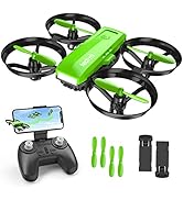 tech rc Mini Drone con Telecamera HD con Due Batterie Funzione di ...