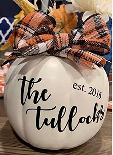 Amazon.com: PERSONALIZED (Pumpkin included!) Halloween/Fall ...