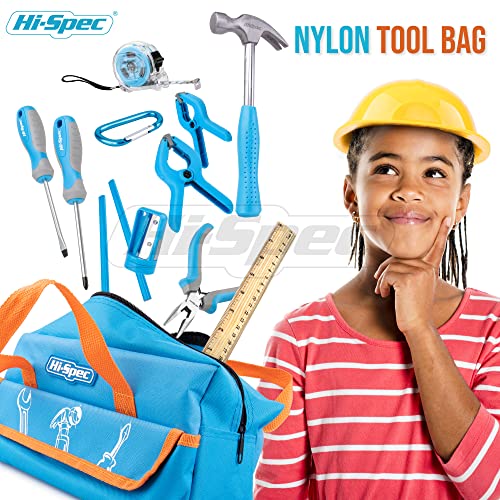 Snapklik.com : Hi-Spec 18pc Blue Kids Tool Kit Set & Child Size Tool ...