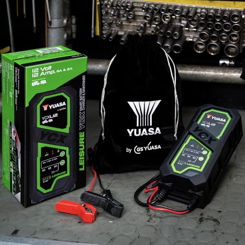 Yuasa YCXL12 12V 12A Van & Caravan Leisure Battery Smart Charger ...