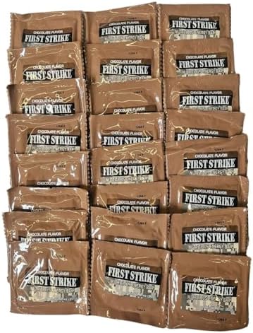 Amazon.com: First Strike Bars (Full Size Chocolate) 4 Pack : Sports ...
