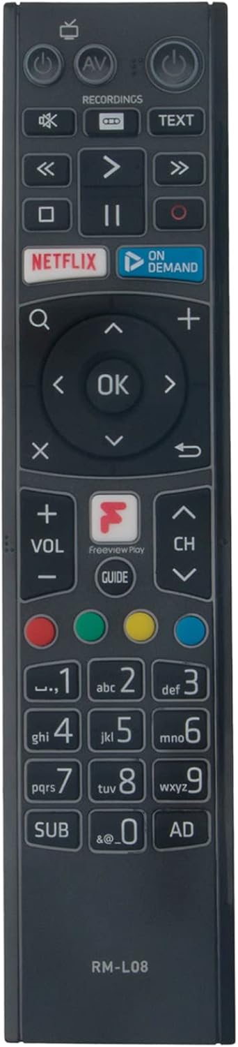 ALLIMITY RM-L08 Remote Control Replace fit for Humax Freeview TV ...