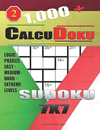 1,000 + Calcudoku sudoku 7x7: Logic puzzles easy - medium - hard ...