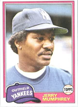 Amazon.com: 1981 Topps Baseball Card #808 Jerry Mumphrey : Collectibles ...