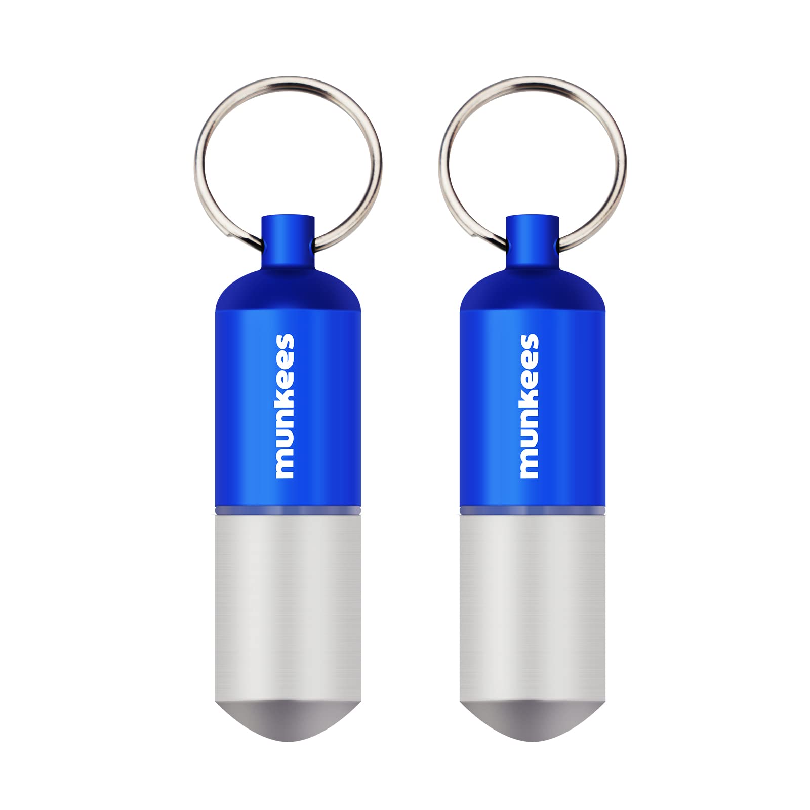 Amazon.com: munkees Portable Pill Case Small Waterproof Capsules EDC ...