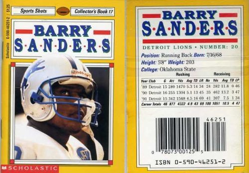 Barry Sanders (Sport Shots Collectors Book 17): Morgan, Bill ...