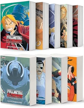 Fullmetal Alchemist 3-in-1 Edition Complete 9-book Manga Set by Hiromu ...
