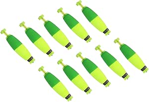 PATIKIL Fishing Bobbers Floats EVA Spring Foam Floats Weighted Bobbers Buoy for Crappie Bass ...
