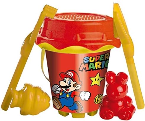 Amazon.com: UNICE Beach Bucket 18 cm Super Mario with Chest, Shovel ...
