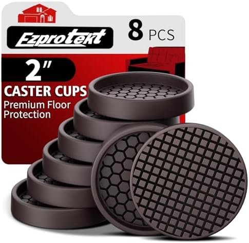 PROPA Non Slip Furniture Coasters - Premium Rubber Pads for Hardwood ...