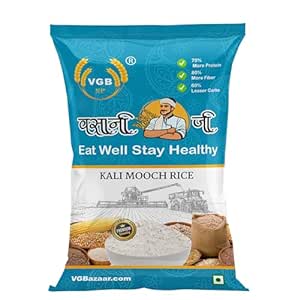 Vasani G 100% Natural Chinnor Kali Mooch Rice (Kalimuch Chawal) – 9kg ...