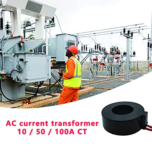 Snapklik.com : AC Current Transformer CT For Mini Ammeter, 100A AC ...