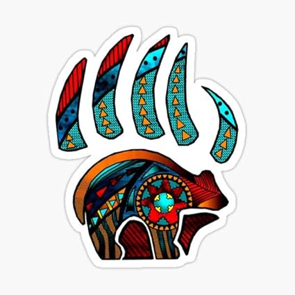 Amazon.com - Bear Paw_Sticker -Vinyl -Decal for car Bumper,Window ...