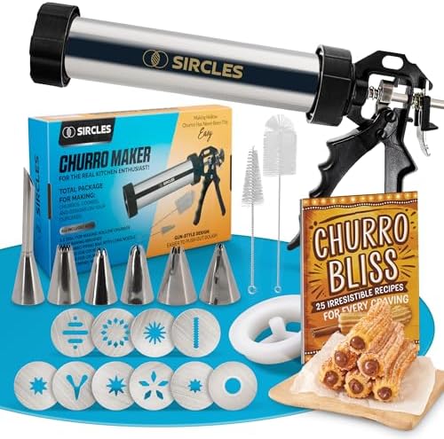 Amazon.com: SIRCLES Churro Maker Machine Kit - Large & Durable ...