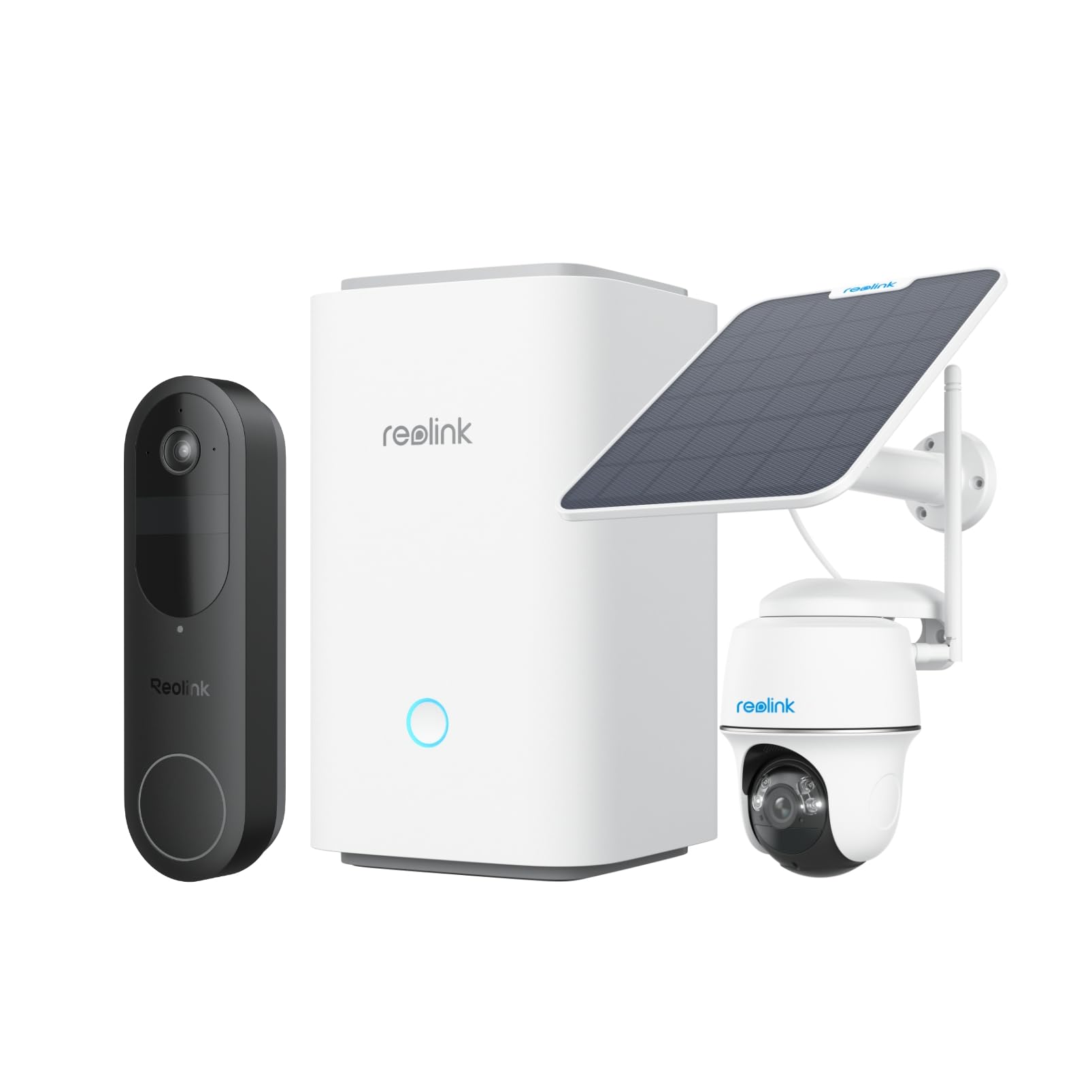 Amazon.com: REOLINK Video Doorbell with Home Hub with Argus PT+SR2, 2K ...