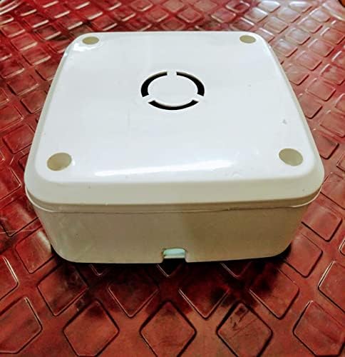 Buy SOLIX® 4X4 PVC Box for CCTV Camera Mounting Heavy Material (Pack of ...