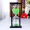 Amazon.com: Creative Wooden Frame Glass Hourglass Black Frame Fashion ...