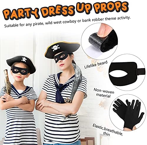 Amazon.com: Zonon 8 Pieces Robber Costume Set Include Dollar Sign Money ...