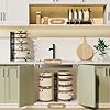 Amazon.com - PMYEK Pot Rack Organizer for Cabinet - Adjustable Pot Lid ...