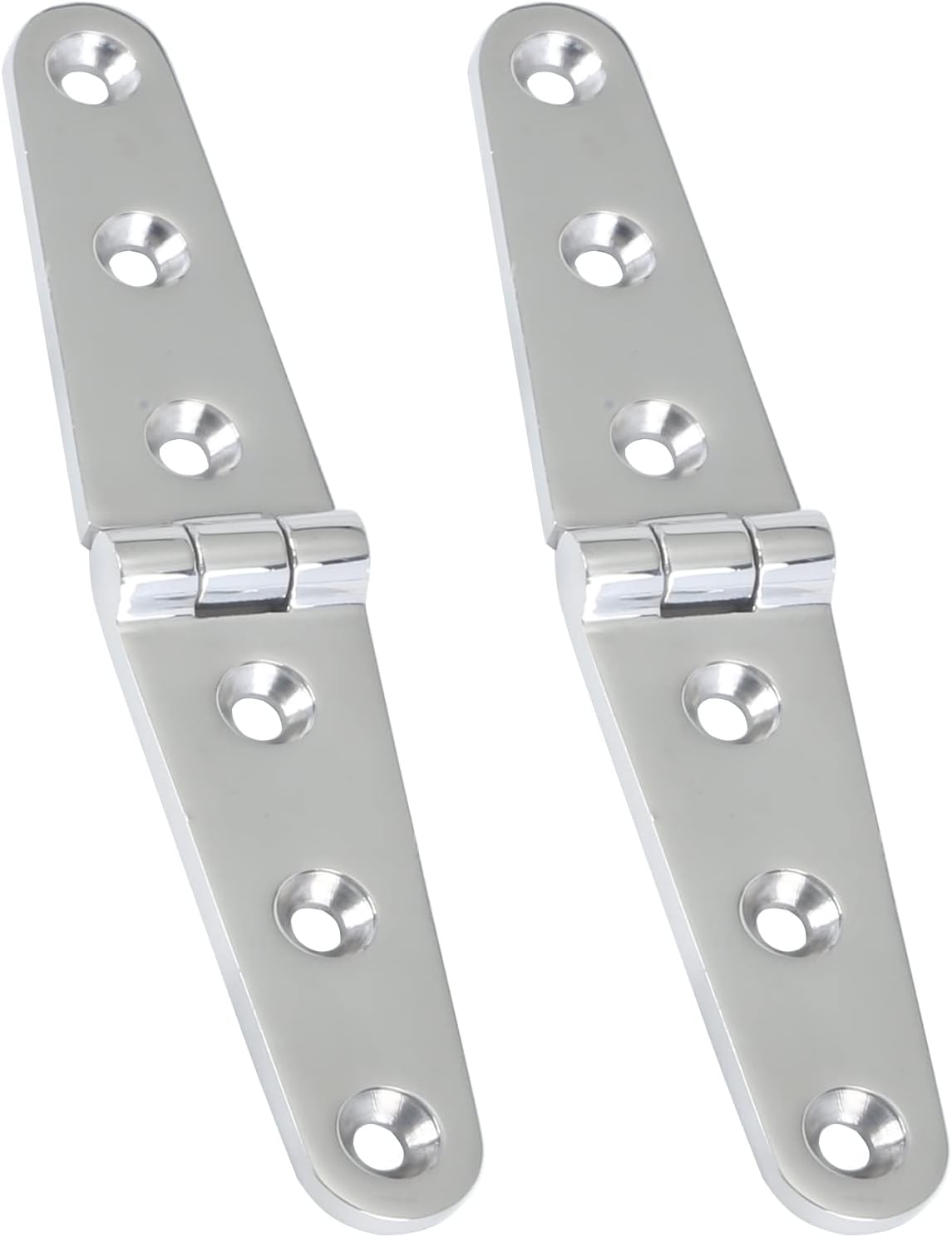 Amazon.com: Heavy Duty Stainless Steel Strap Hinge 6" : Industrial ...