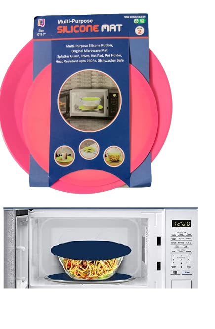 Buy Milestouch - Silicon Microwave Mat & Lid, Keep Microwave Clean and ...