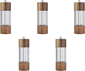 Amazon.com: Terpovery 5X Pepper Grinder Transparent Pepper Mill Salt ...
