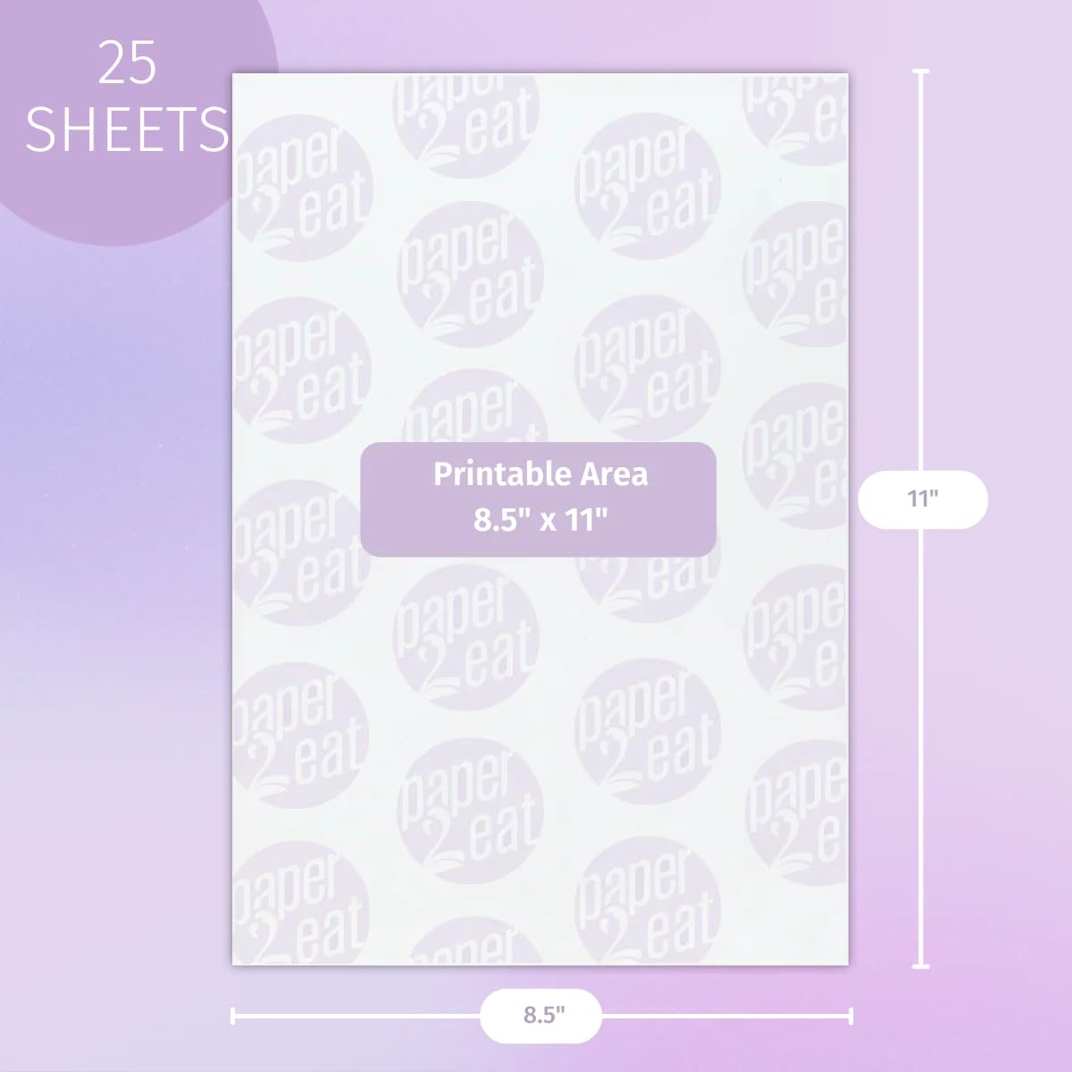 Snapklik.com : Paper2eat Edible Miracle Transfer Sheets