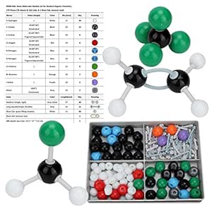 Buy TOPINCN Molecular Model, 179 Piece Molecular Building Kit Chemistry ...