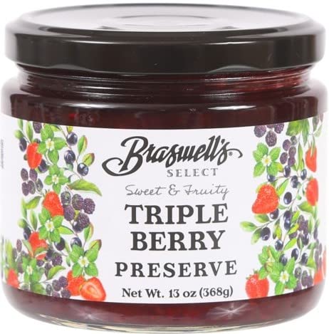 Amazon.com: Braswell's Select Triple Berry Preserves : Grocery ...