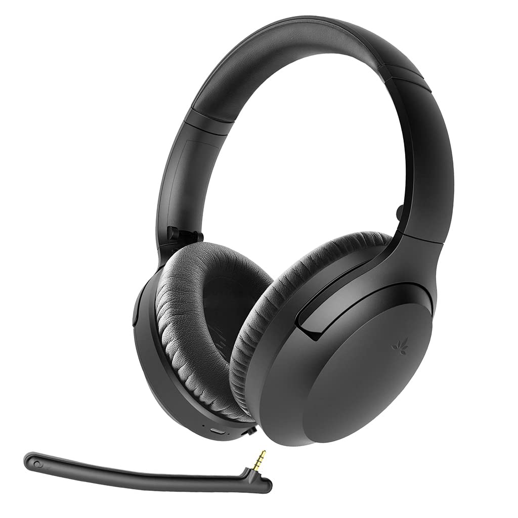 Avantree Aria Bluetooth 5.0 Active Noise Cancelling Headphones Headset ...