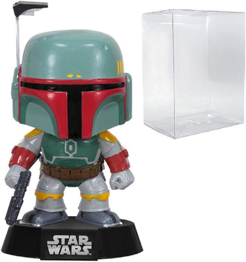 Amazon.com: Funko Pop! Star Wars: Boba Fett #08 Vinyl Bobble-Head ...
