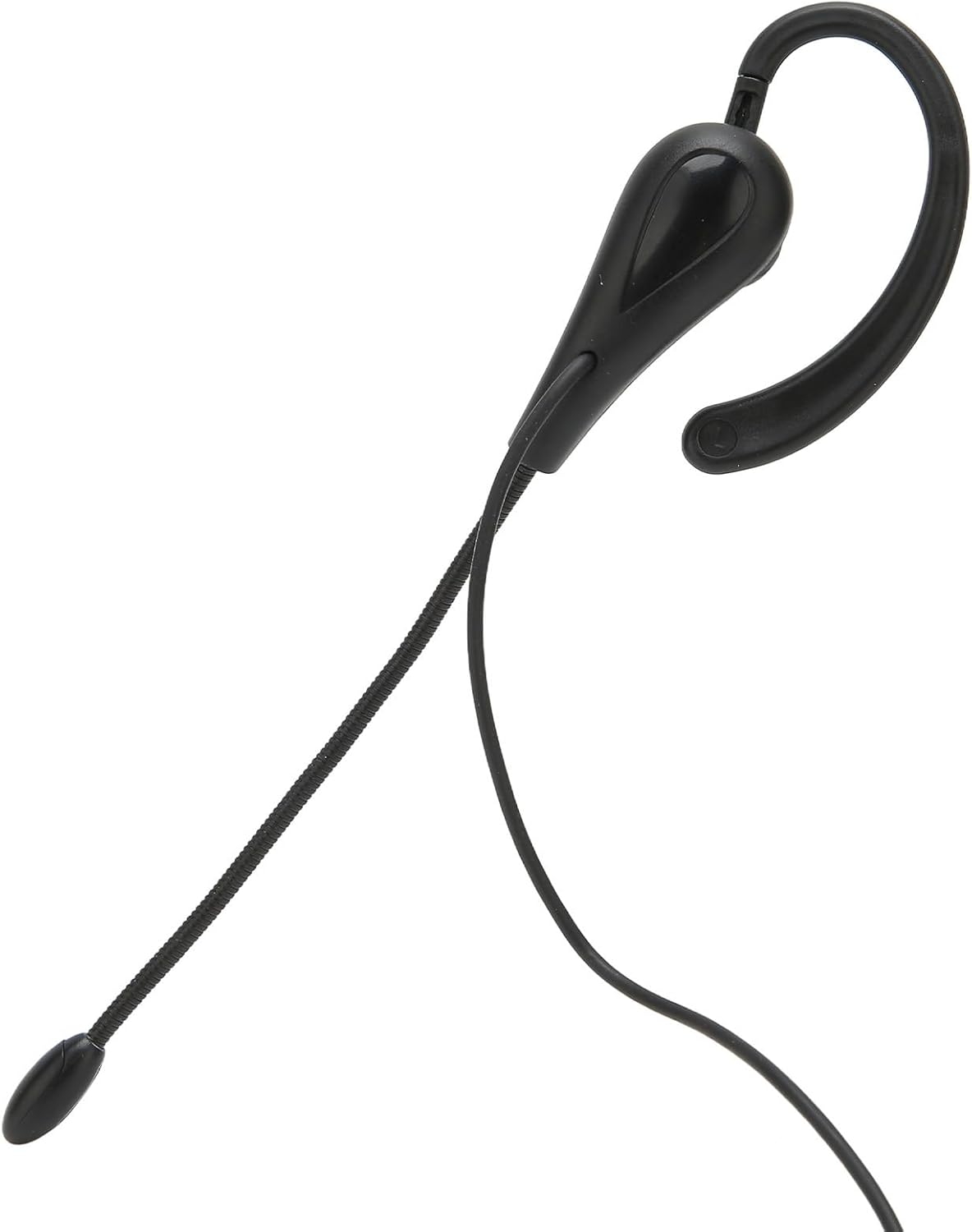 Goshyda Call Center Headset, 3.5mm Wired Ear Hook Single Sided Customer ...