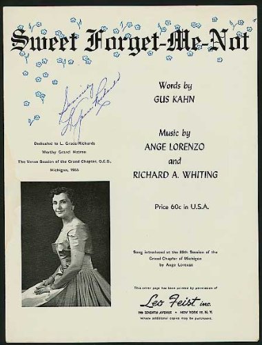 Sweet Forget-Me-Not: Lorenzo, Ange (Music) / Kahn, Gus (Lyrics): Amazon ...