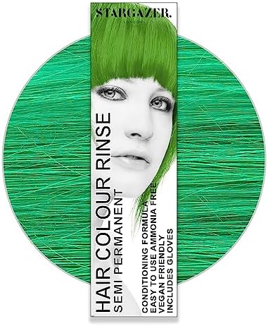 Amazon.com : StarGazer Semi Permanent Hair Color - PITCH BLACK - Amonia ...