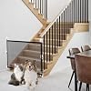 Stair Gates for Dogs (72 * 110CM) Portable Dog Stair Gate Safety Guard ...