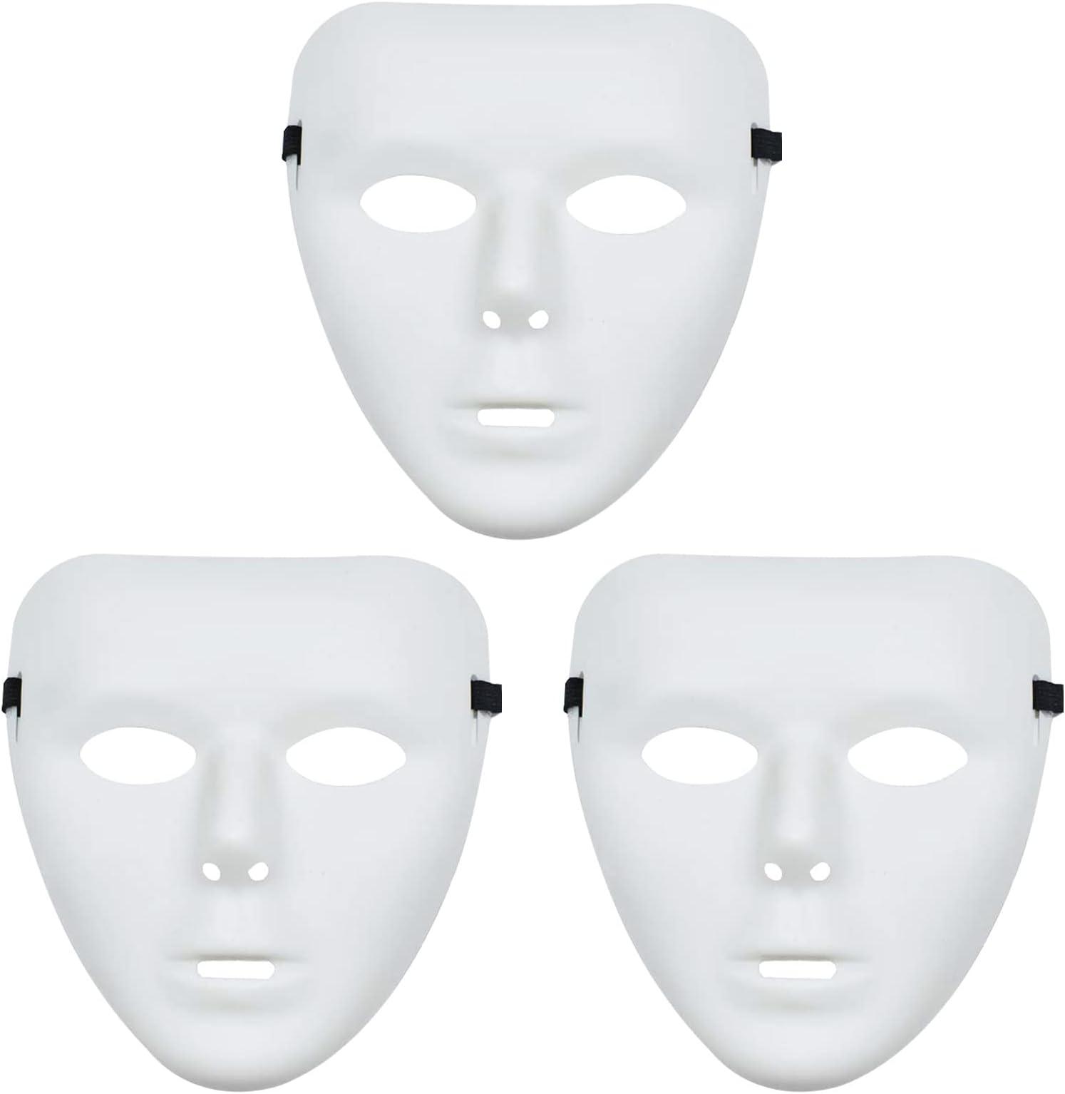 Amazon.com: Red, White & BluePatriotic Full Face Plastic Mask - 6.25" x ...