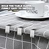 Amazon.com: 12 Pack Tablecloth Clips- Picnic Table Cloth Clips ...