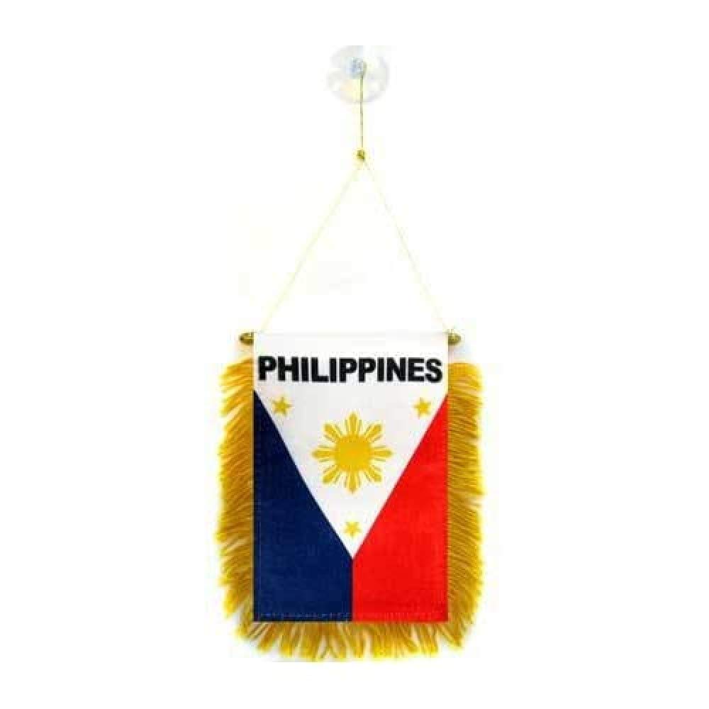 Amazon.com: Philippines mini Banner 6'' x 4'' - Filipino PENNANT 15 x ...