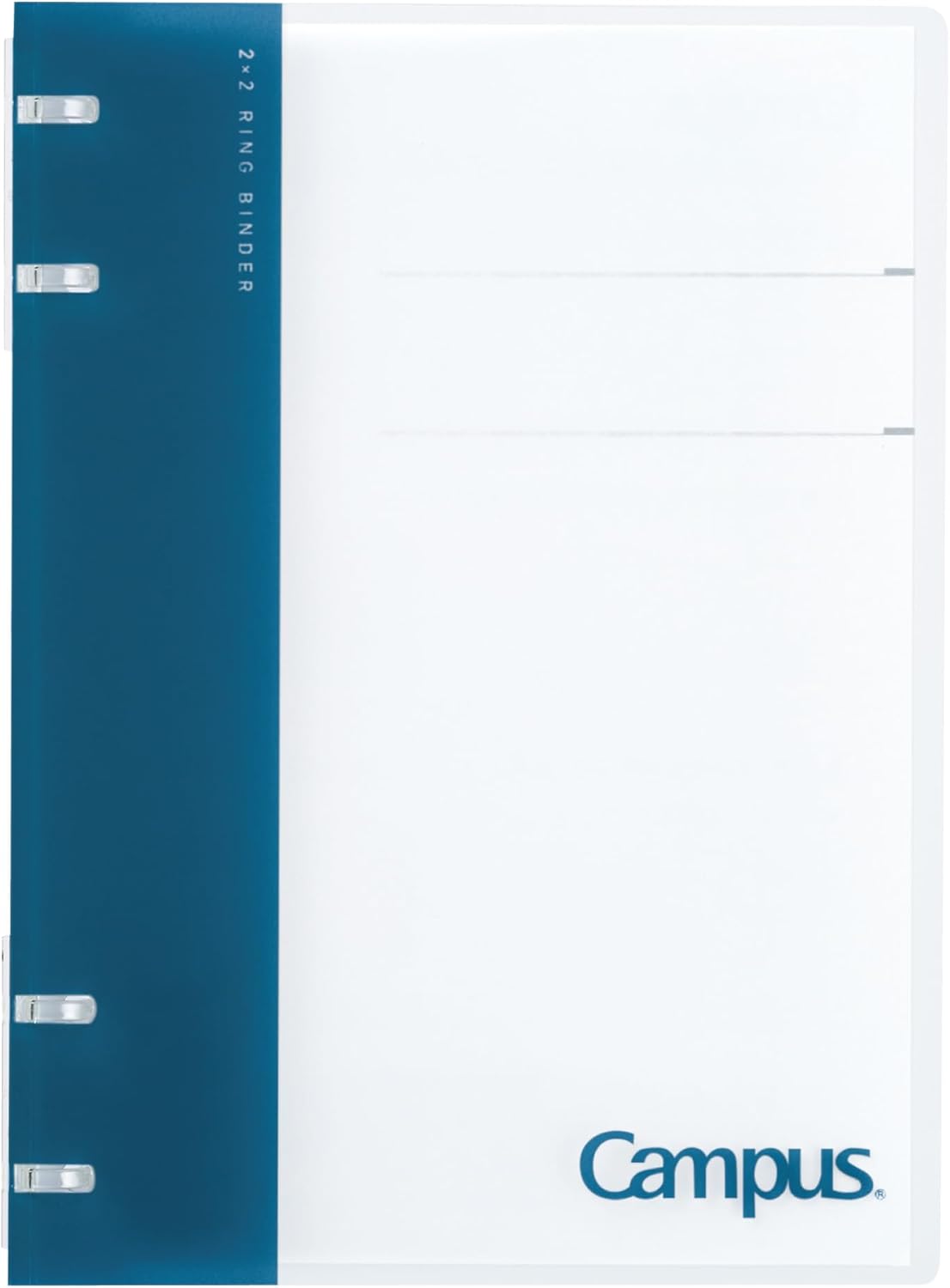Amazon | コクヨ ルーズリーフ バインダー A5 キャンパス ノートのように使えるバインダー 2×2リング ネイビー ル-NP134DB | ノート | 文房具・オフィス用品