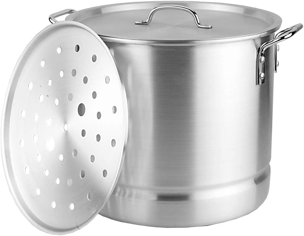 Amazon.com: Stock Pot 15 Piece Set Mexican Style ollas Tamalera De Sopa ...