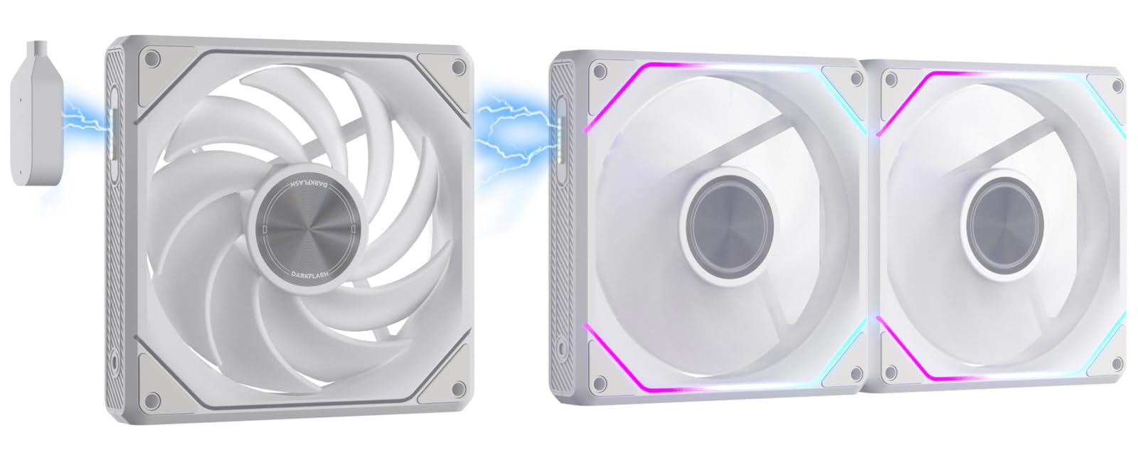 Amazon.com: darkFlash G16 120MM Magnetic ARGB PC Case Fans - 3 Pack ...