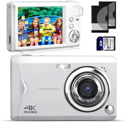 ISHARE Digital Camera for Beginners - 30MP 1080P 18X Digital Zoom 2.8 ...