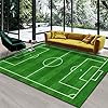 Amazon.com: CAWIADFWJO Area Rug Soccer Field Football Stadium Green ...