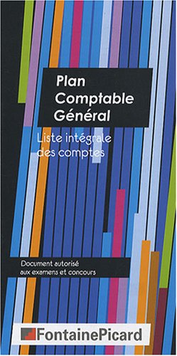 PLAN COMPTABLE GENERAL: Liste intégrale des comptes: Amazon.co.uk ...