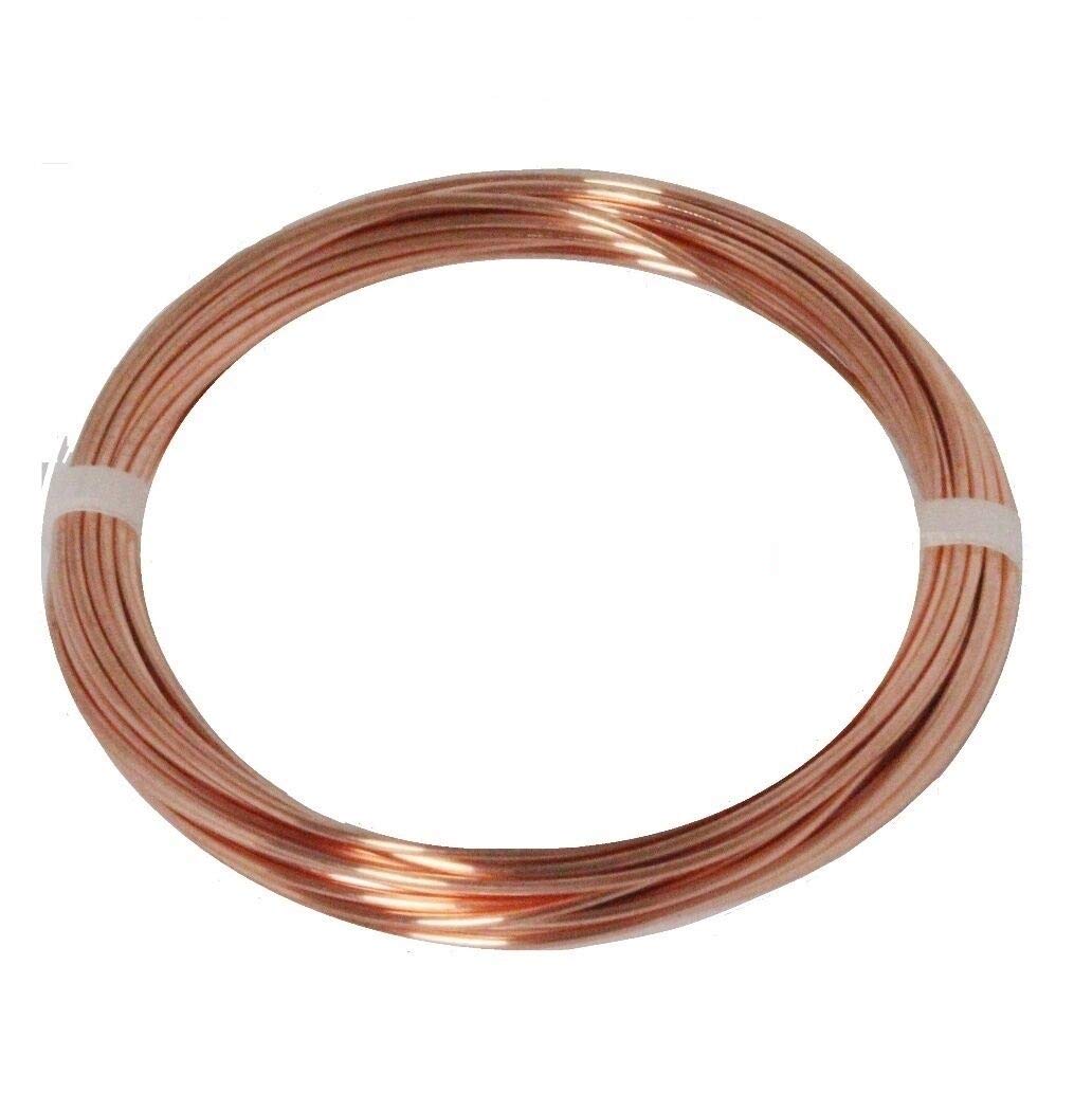 10 AWG. Bare Solid Copper Building Wire Made in USA (5 Ft - Coil ...