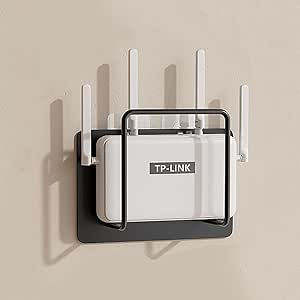 Goodern WiFi Router Wall Mount Shelf,Floating Wall Shelf Holder Storage ...