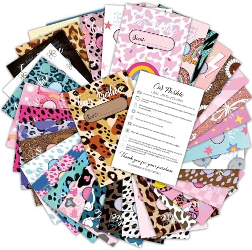 Amazon.com : Car Freshiess Insert Cards Freshies Scent Label 4”x6”Care ...