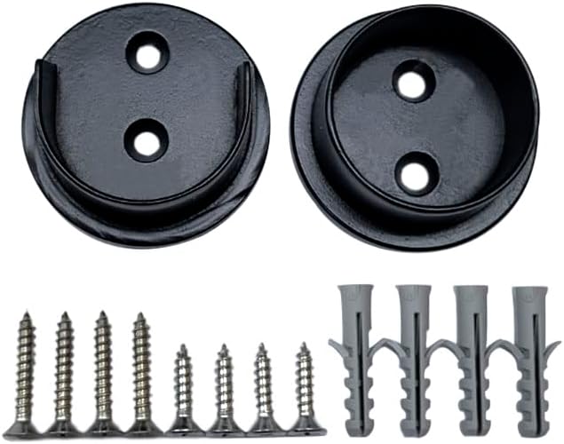 Amazon.com: QCAA Solid Brass Extra Heavy Closet Pole Socket Set, 1-1/2 ...